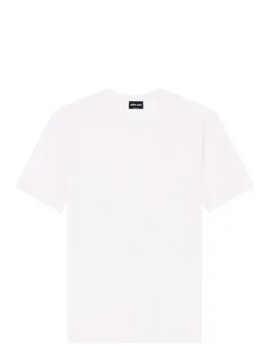 Giorgio Armani Cotton-jersey Crew-neck T-shirt Beige