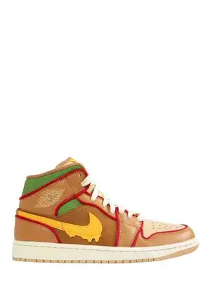 JORDAN Air High-top Sneakers - Brown