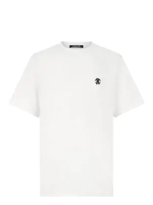 Roberto Cavalli Embroidered-logo T-shirt - White