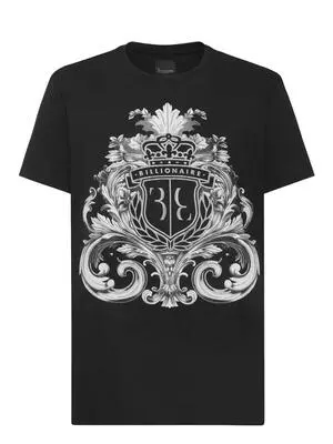 BILLIONAIRE Crest-print T-shirt - Black
