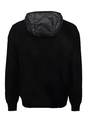 Moncler Hooded Padded Jacket - Black