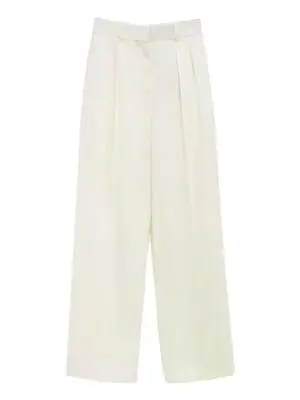Loewe Pleated Trousers - White