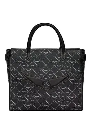 Zadig&Voltaire Angel Logo Tote - Black