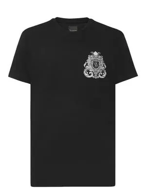 BILLIONAIRE Crest-print T-shirt - Black