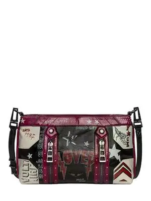 Zadig&Voltaire Graphic-print Cross Body Bag - Black