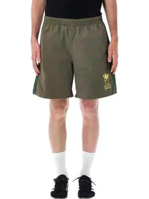 Adidas X Brain Dead Embroidered Shorts - Brown