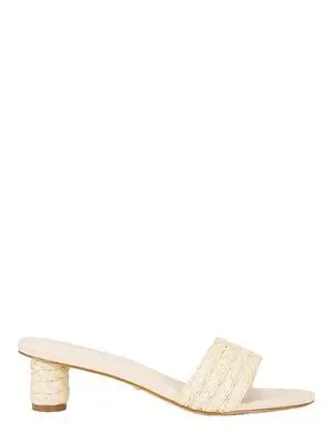 Raye Lillian Raffia Sandals - Natural Raffia
