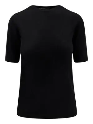 Max Mara Geric Virgin Wool T-shirt - Black