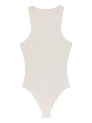Alaïa Halter Bodysuit - White