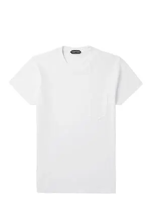 TOM FORD Cotton-jersey T-shirt - White