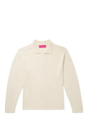 THE ELDER STATESMAN Nora Lite Cotton Cardigan - Neutrals