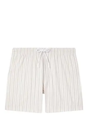 Loro Piana Daneu Striped Swim Shorts - Neutrals