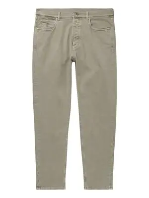 Brunello Cucinelli Slim-Fit Jeans Light Gray