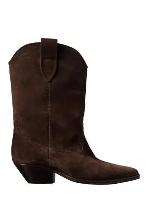 Isabel Marant Duerto Suede Boots Brown