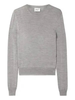 Saint Laurent Wool Sweater - Gray
