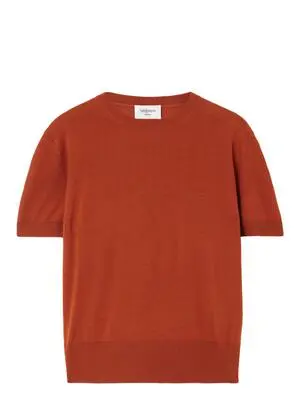 Saint Laurent Wool T-shirt - Red