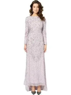 MARYISA Embellished Maxi Dress - Lilac