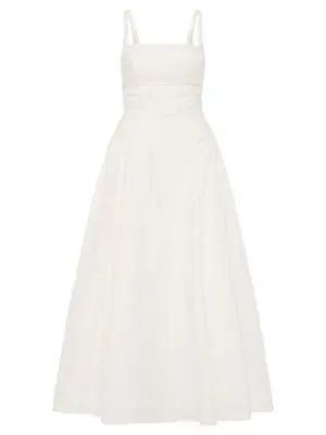 Rachel Gilbert Sophia Gathered Maxi Dress - Ivory