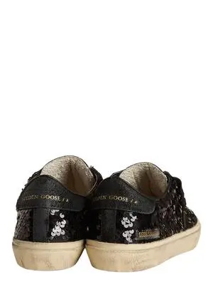 GOLDEN GOOSE Soul Star Canvas Sneakers Black