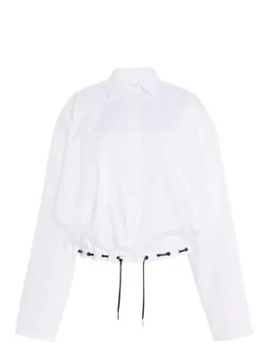 BRANDON MAXWELL The Leland Eyelet Shirt