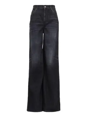 CHLOÉ High-Rise Wide-Leg Jeans