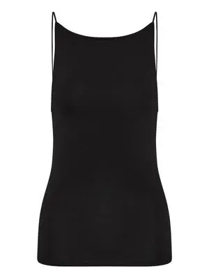 ST. AGNI Square-Neck Jersey Top