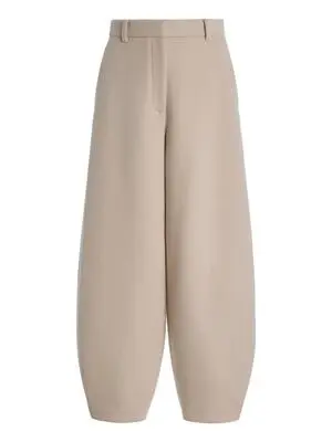 BY MALENE BIRGER Carlien Wool Barrel-Leg Trousers