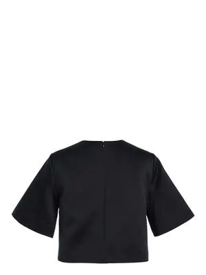 BY MALENE BIRGER Hania Satin Top Black