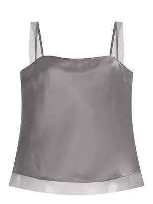 THE GARMENT Catania Silk Top - Grey