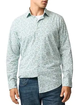 Rodd & Gunn Woodstock Downs Sports Fit Button Down Shirt - Forest