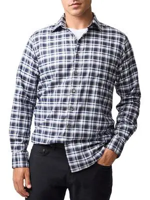 Rodd & Gunn Ridgelands Sports Fit Button Down Shirt - Navy