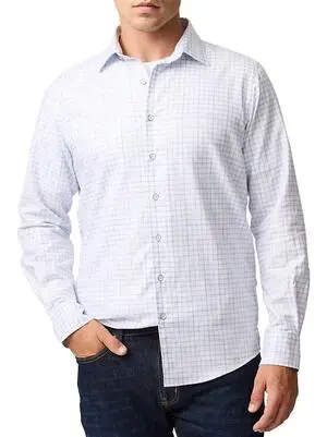 Rodd & Gunn Mount Victor Sports Fit Button Down Shirt - Cornflower