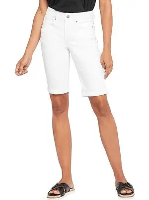 NYDJ Briella Denim Shorts - Optic White