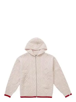 Supreme Supreme GOODENOUGH Zip Up Hooded Sweater Natural