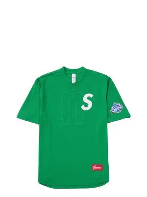 Supreme Supreme S Logo Baseball Henley Green