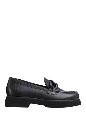 HOGL Stacy Leather Loafers - Black