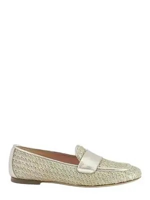 AGL Sheryle Metallic Woven Loafers