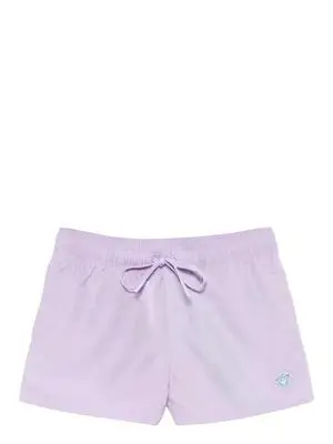 Versace Medusa-patch Swim Shorts - Purple