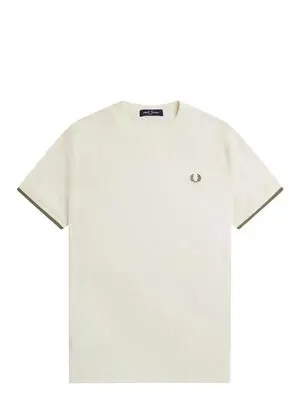 Fred Perry Logo-embroidered T-shirt - Neutrals