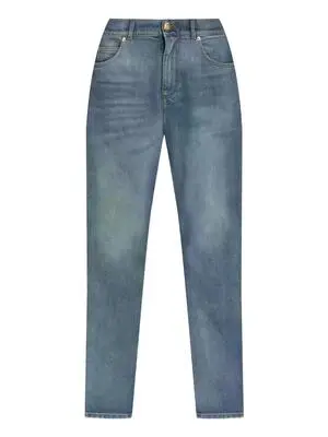 Balmain Whiskering-effect Jeans - Blue