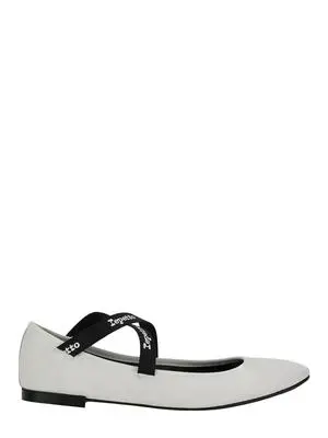 Repetto Cross-strap Ballet Flats - White