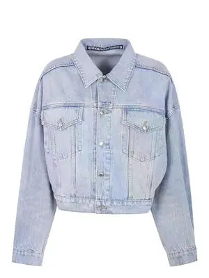 Alexander Wang Light-wash Denim Jacket - Blue
