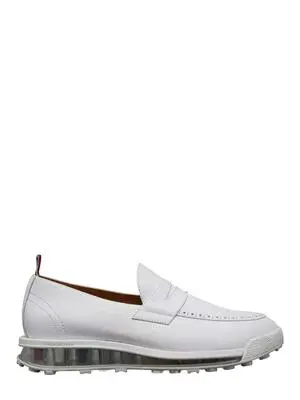 Thom Browne Leather Loafer Sneakers - White