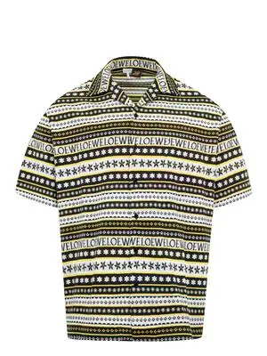 Loewe Patterned Short-sleeves Shirt - Yellow
