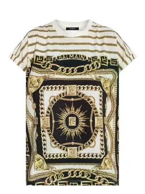 BALMAIN Baroque-Pattern T-Shirt