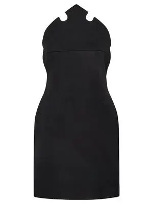 Coperni X Disney Crown-shaped Bustier Dress - Black