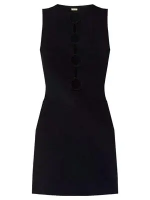 Cult Gaia Hartley Sleeveless Dress - Black