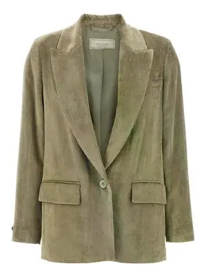 Peserico Corduroy Blazer - Green
