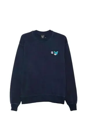 INBETWEENERS Logo-embroidered Sweatshirt - Blue