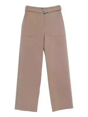 Theory Straight-leg Trousers - Brown